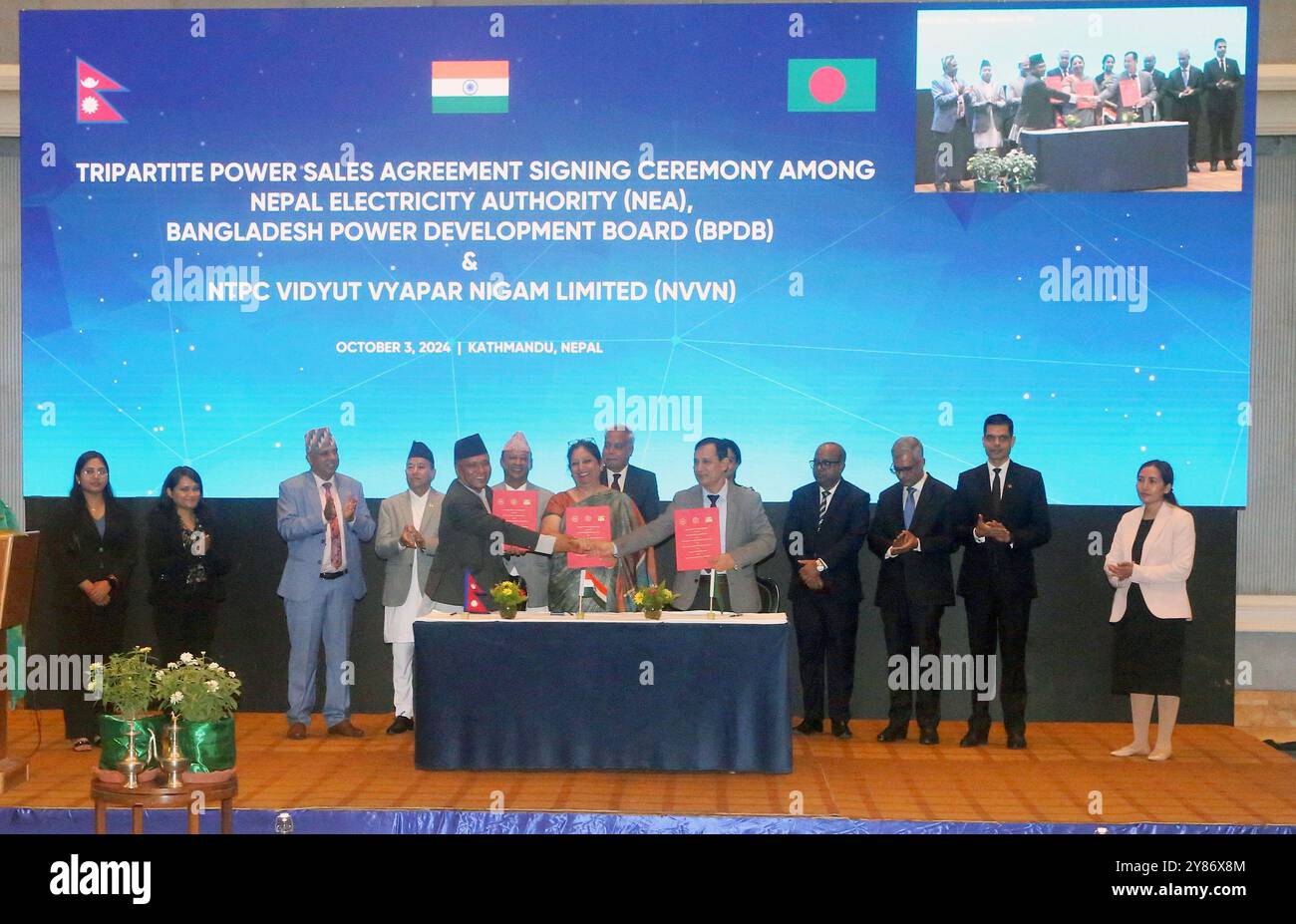 October 3, 2024: Kulman Ghising, executive director of the Nepal ...