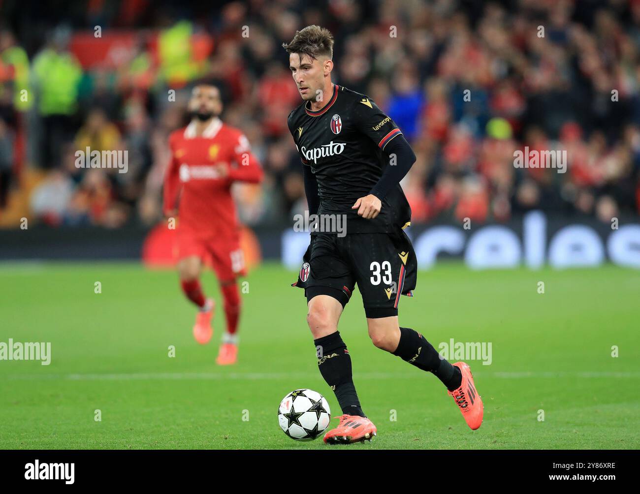 Anfield, Liverpool, Merseyside, UK. 2nd Oct, 2024. Champions League ...
