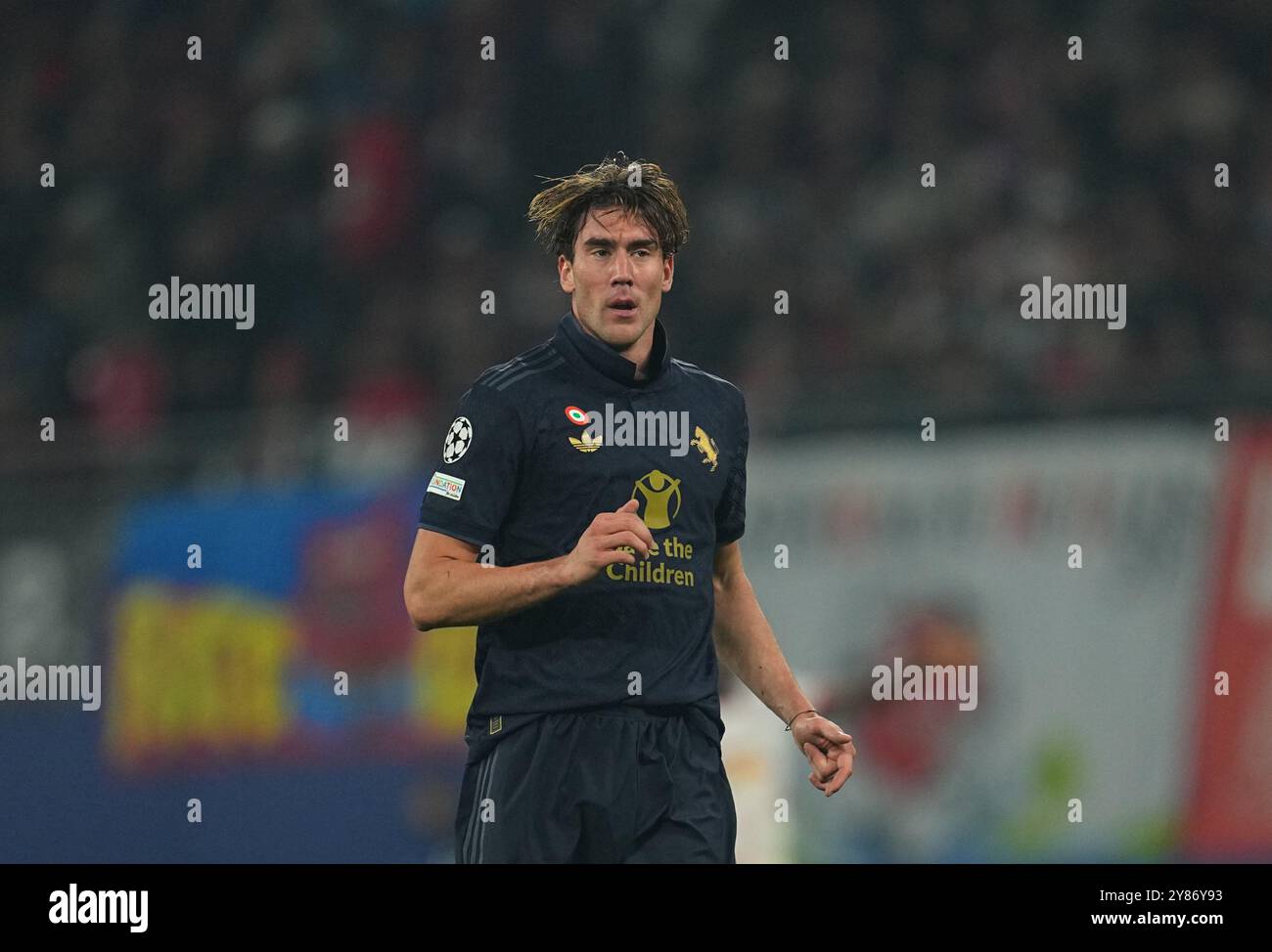 Dusan vlahovic juventus 2024 hi-res stock photography and images - Alamy