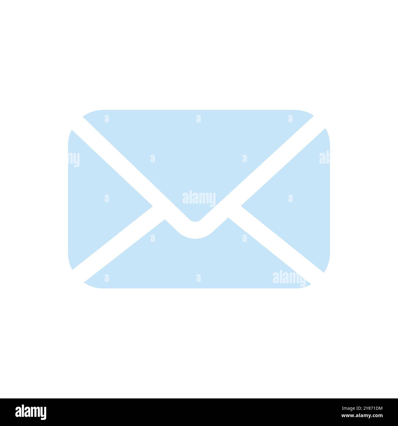 Email icon. Envelope illustration. Mail service. Contacts, message ...