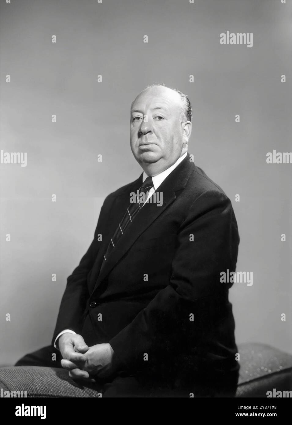 Portrait photo of the film director Alfred Hitchcock - publicity photo ...