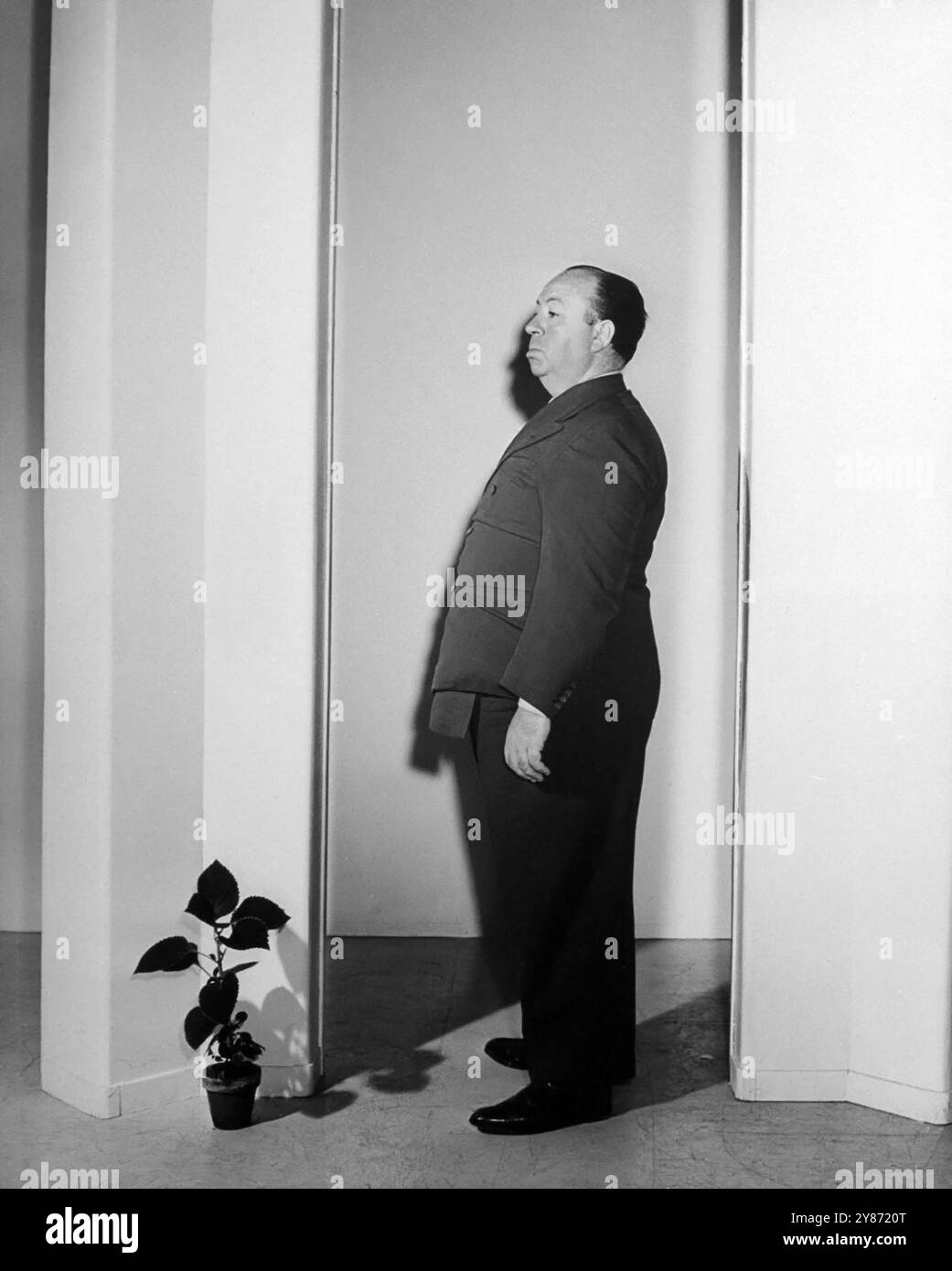 The profile of the famous director Alfred Hitchcock, "The Master of ...