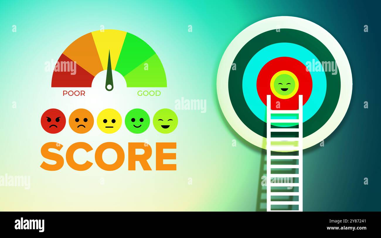 Credit score background Stock Photo - Alamy