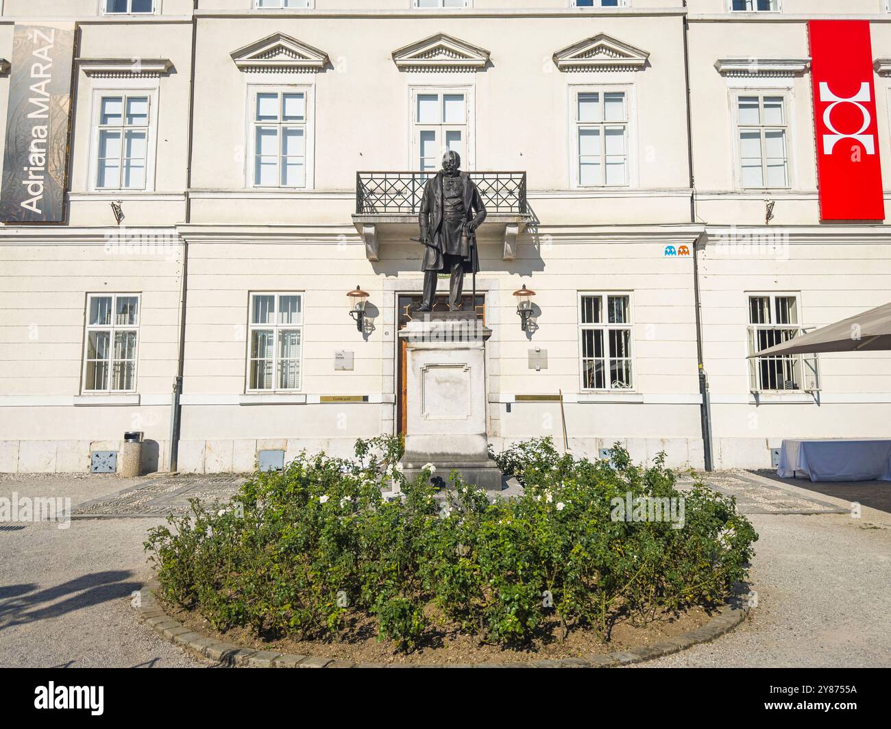 Field Marshal Count Joseph Radetzky von Radetz statue in front of the ...
