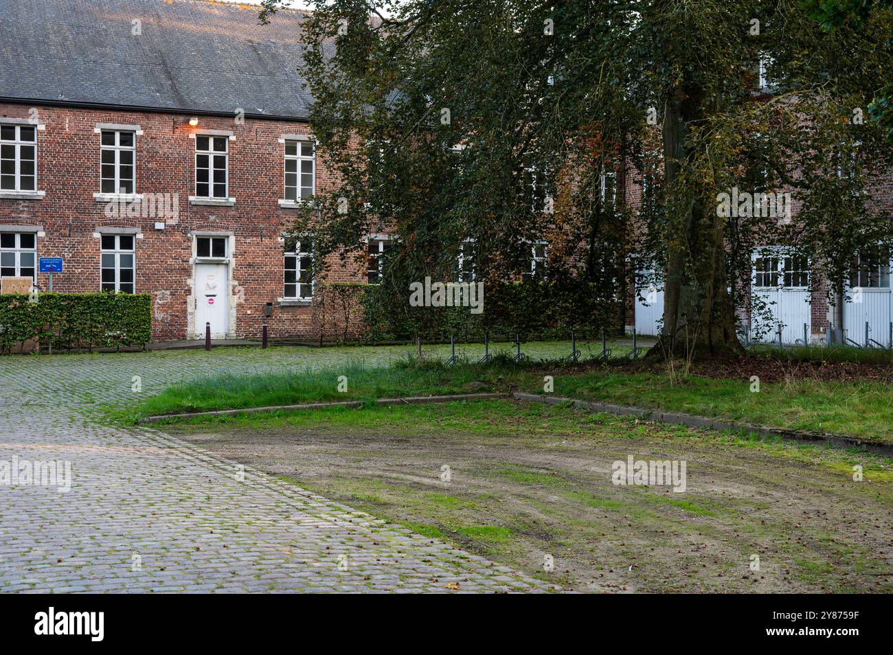 The Arenberg castle and park in Heverlee, Leuven, Belgium, SEP 22, 2024 ...