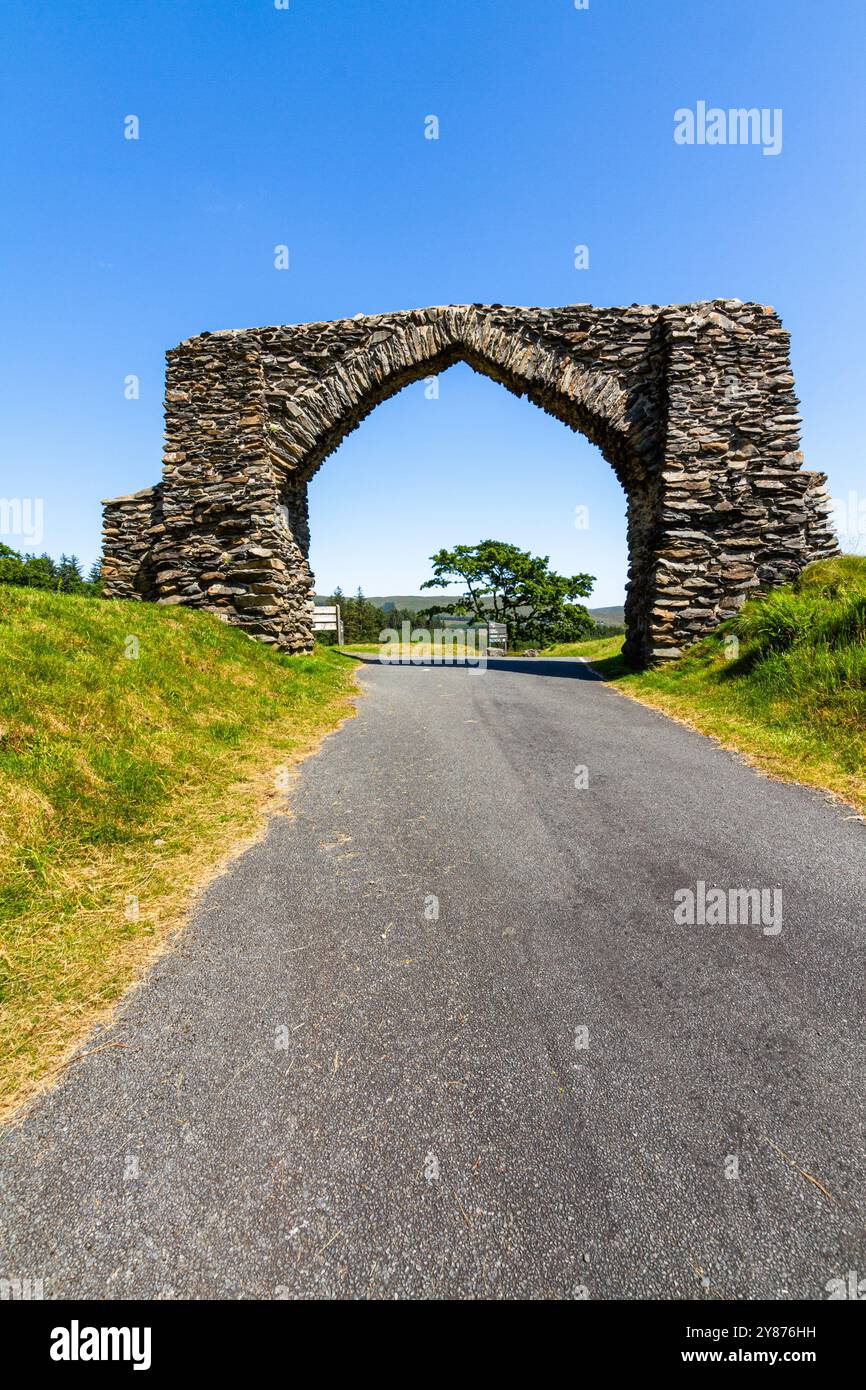 The Arch or Y Bwa a masonry arch once gateway to the Hafod Estate. Also ...