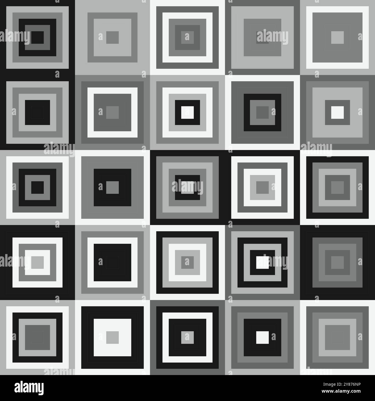Black Squares. Vector grid. White background. Vector illustration Stock ...