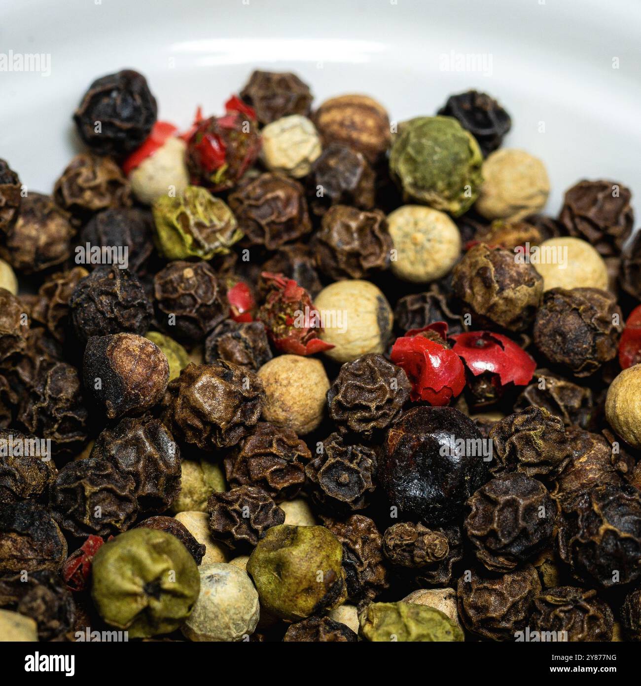 Mixed Pepper. Spices for cooking. Peppercorn close up , texture , macro ...