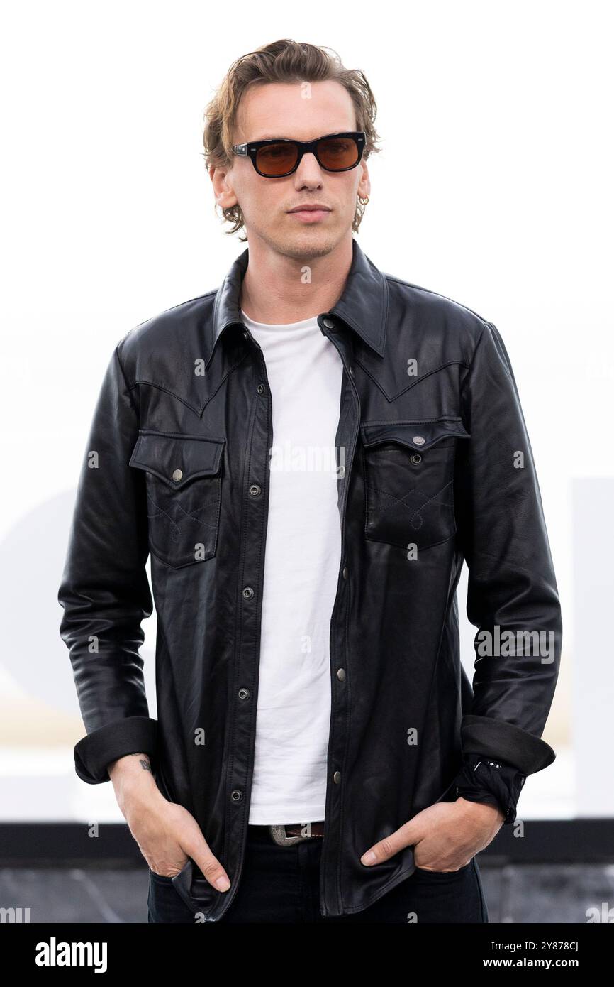 Jamie Campbell Bower attends the 'Emmanuelle' Photocall during the 72nd ...