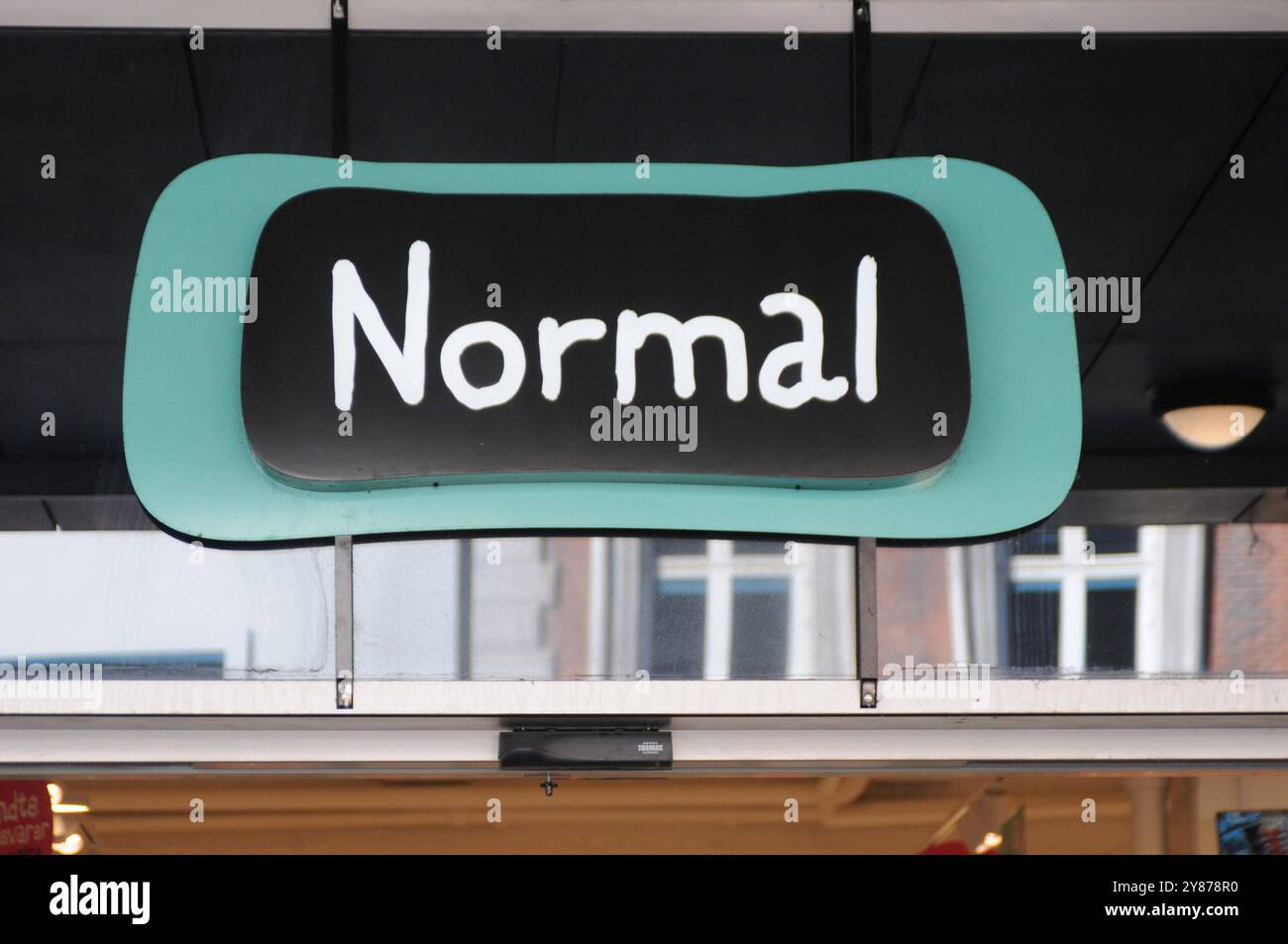 Copenhagen/ Denmark/03 October 2024/ Normal store shoppers in danish ...