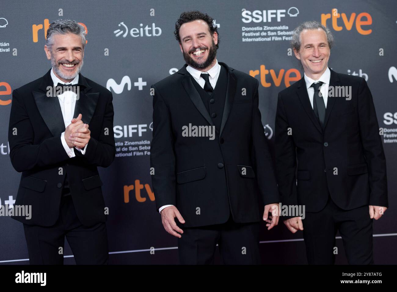 Diego Lerman, Leonardo Sbaraglia and Nicolas Avruj attend the Red Carpet premiere of "Modi El ...