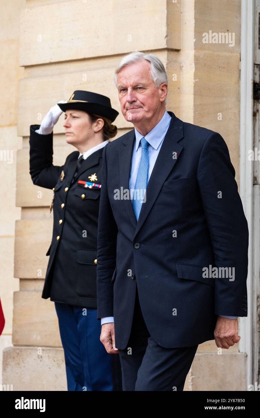 Paris, France. 03rd Oct, 2024. French Prime Minister Michel Barnier for ...