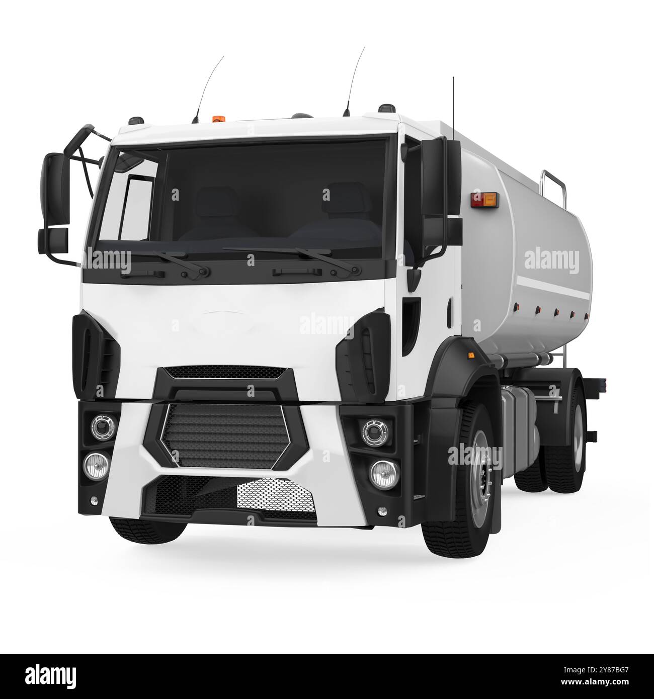 Fuel Tanker Truck Stock Photo - Alamy