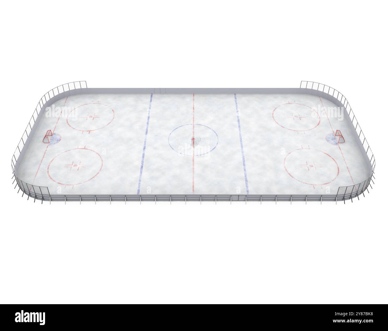 Ice Hockey Rink Isolated Stock Photo - Alamy