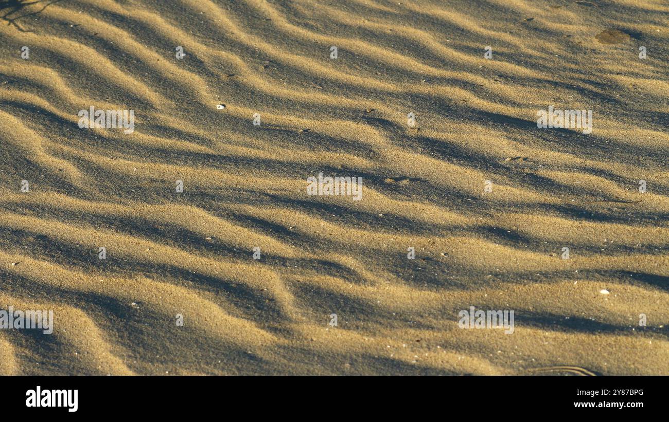 Sandy on a beach is a vanishing, non-renewable resource Stock Photo - Alamy