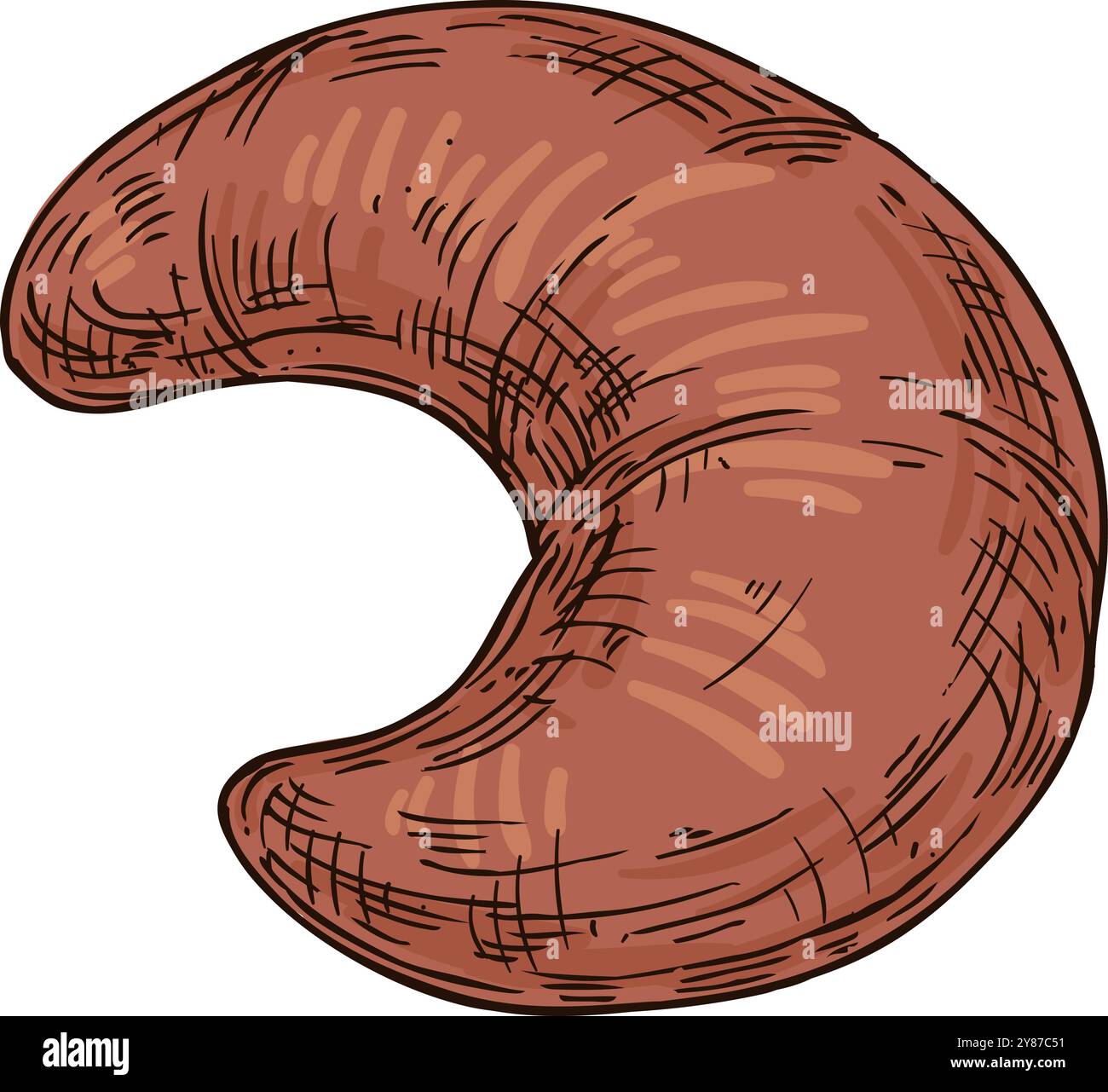 Curved bread Stock Vector Images - Alamy