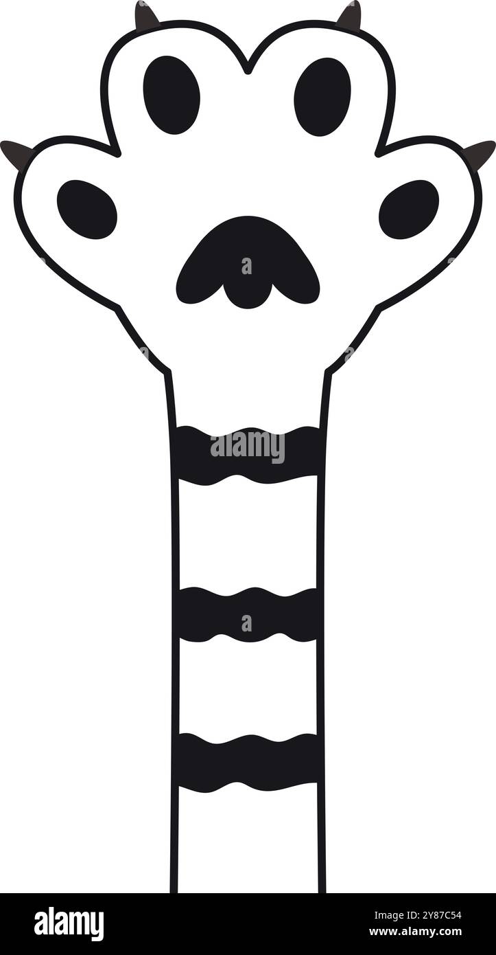 Striped fabric striped cat Cut Out Stock Images & Pictures - Alamy