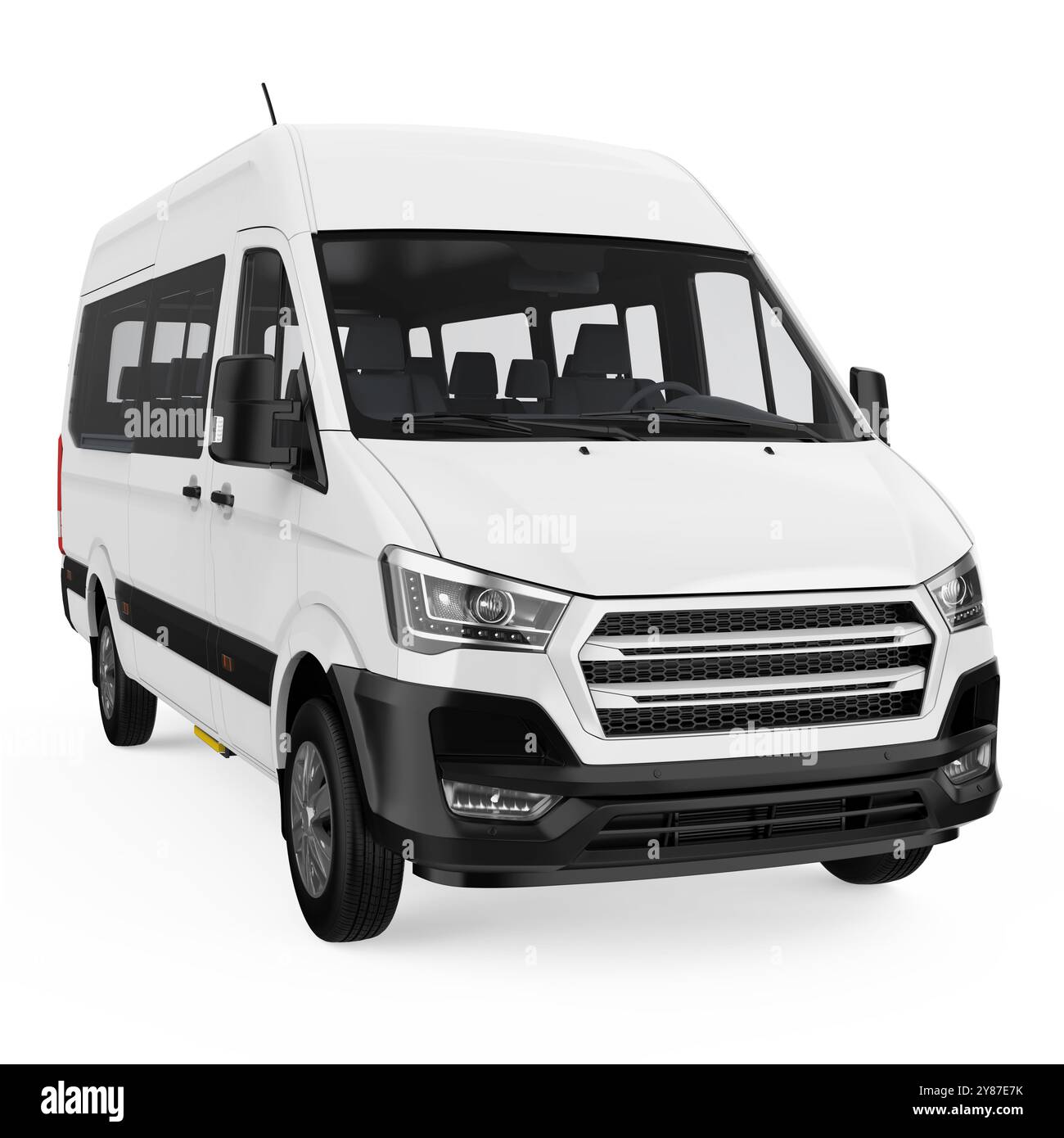 White minibus hi-res stock photography and images - Alamy