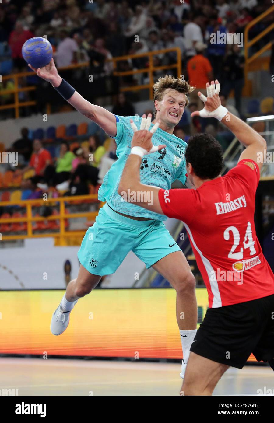 Neu Kairo, Egypt. 03rd Oct, 2024. Handball: IHF Super Globe, final ...