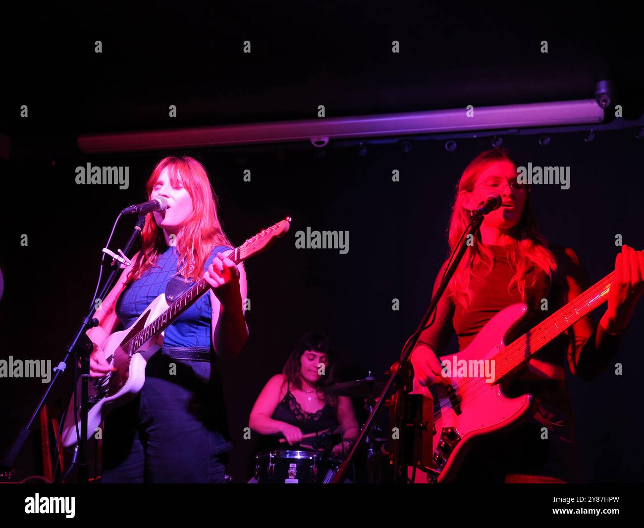 Betty Taylor playing their first gig in the UK. supporting The Grogans ...