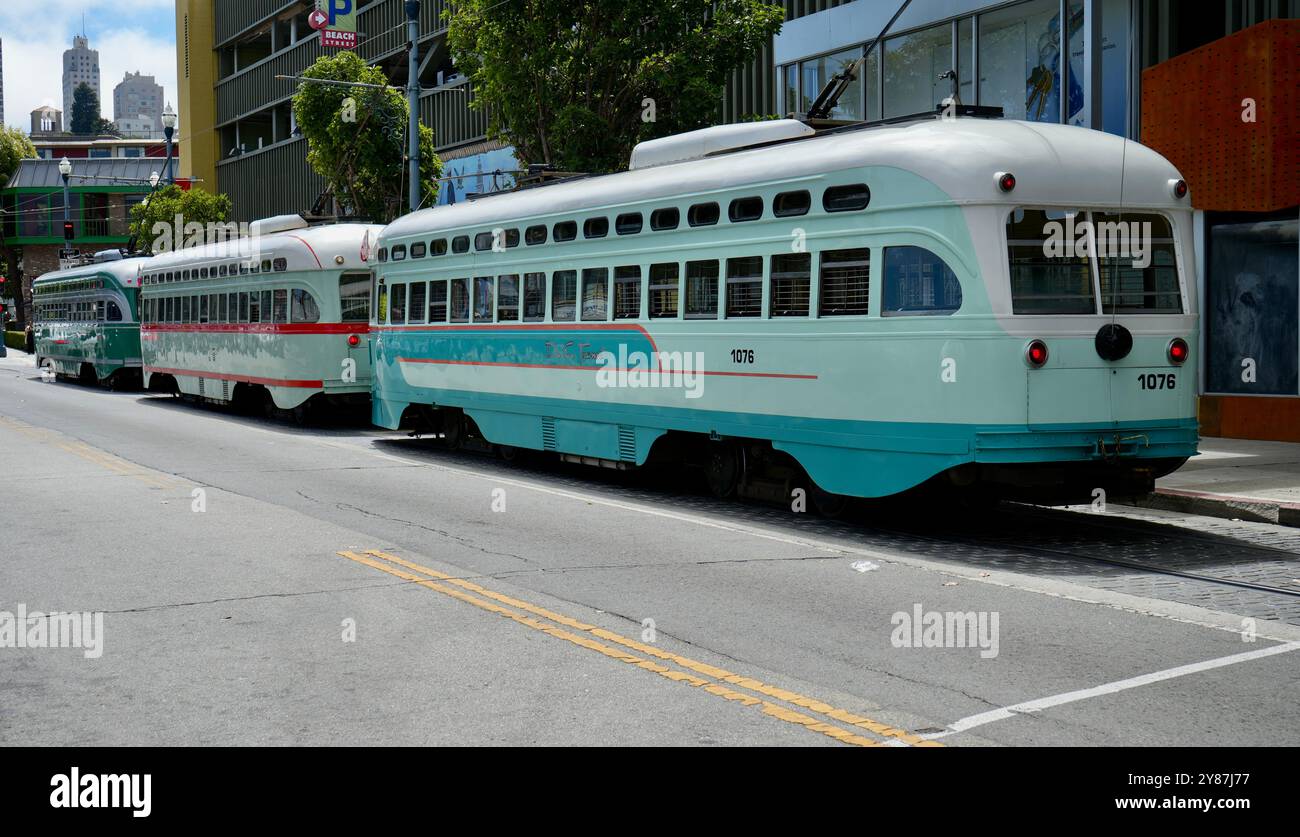 Streetcar 1076, built in 1946. This car commemorates Washington DC ...