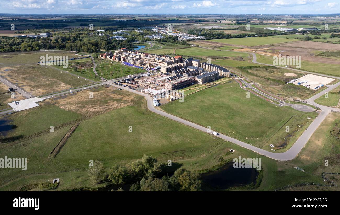 Picture dated October 3rd 2024 shows the first phase of houses being ...