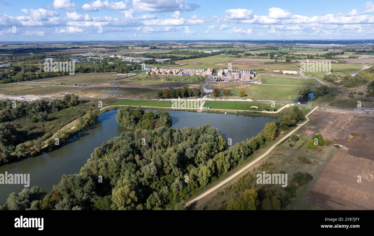 Picture dated October 3rd 2024 shows the first phase of houses being ...