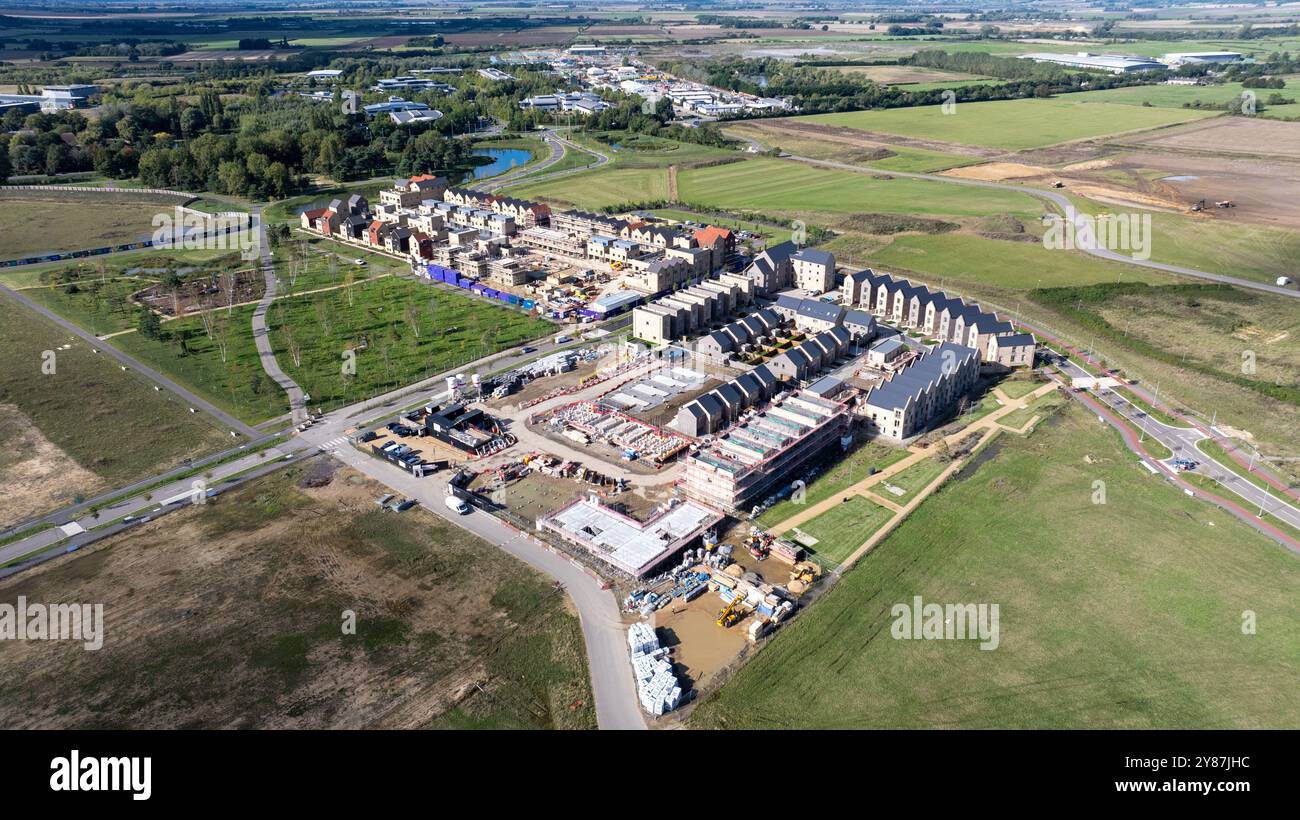 Picture dated October 3rd 2024 shows the first phase of houses being ...