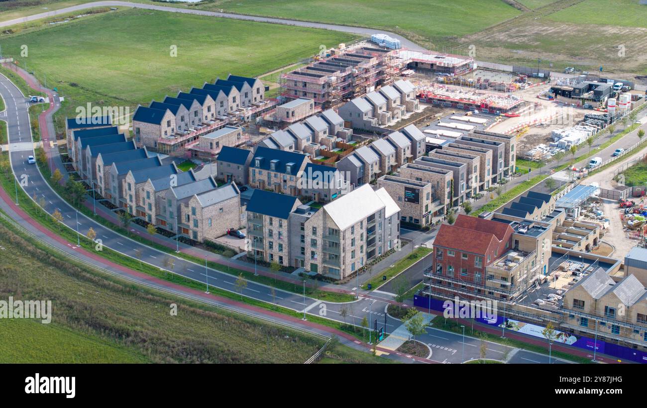 Picture dated October 3rd 2024 shows the first phase of houses being ...