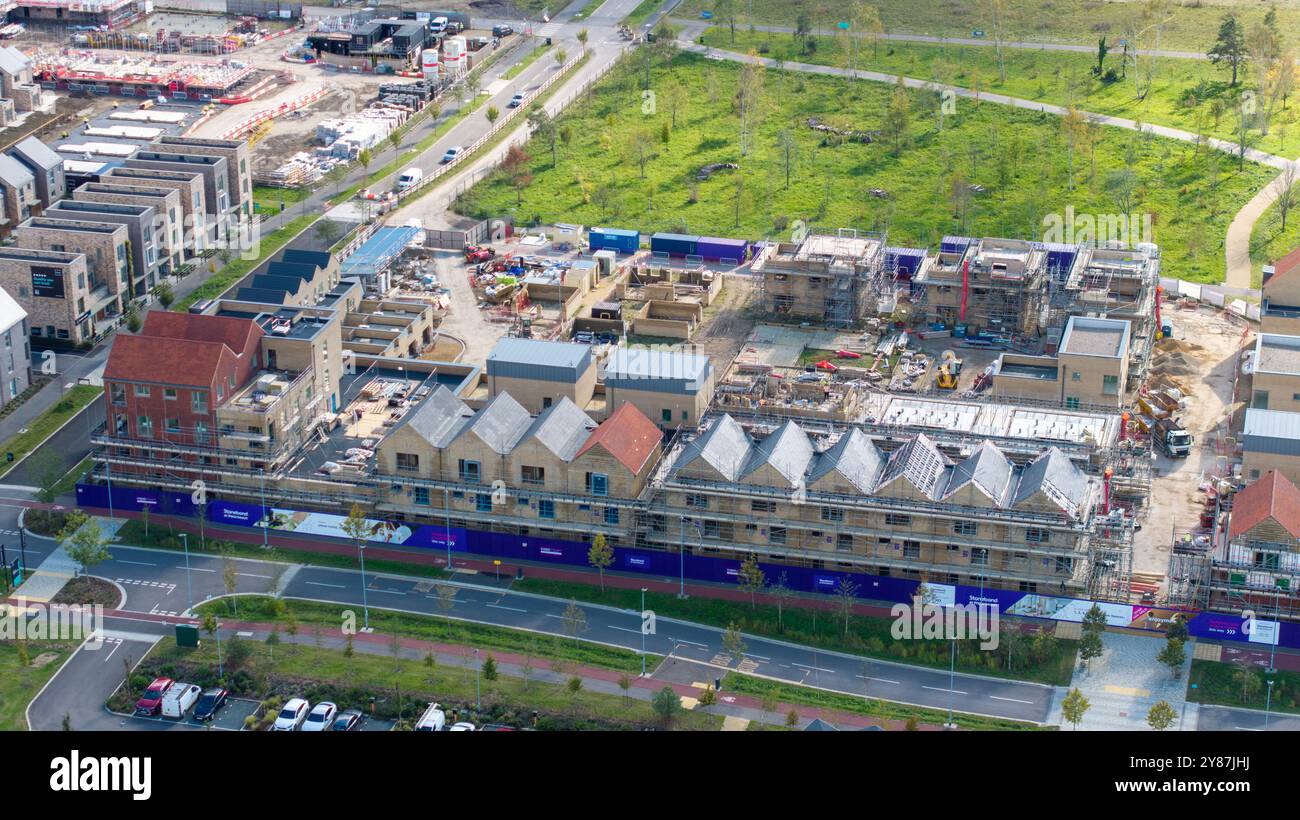 Picture dated October 3rd 2024 shows the first phase of houses being ...