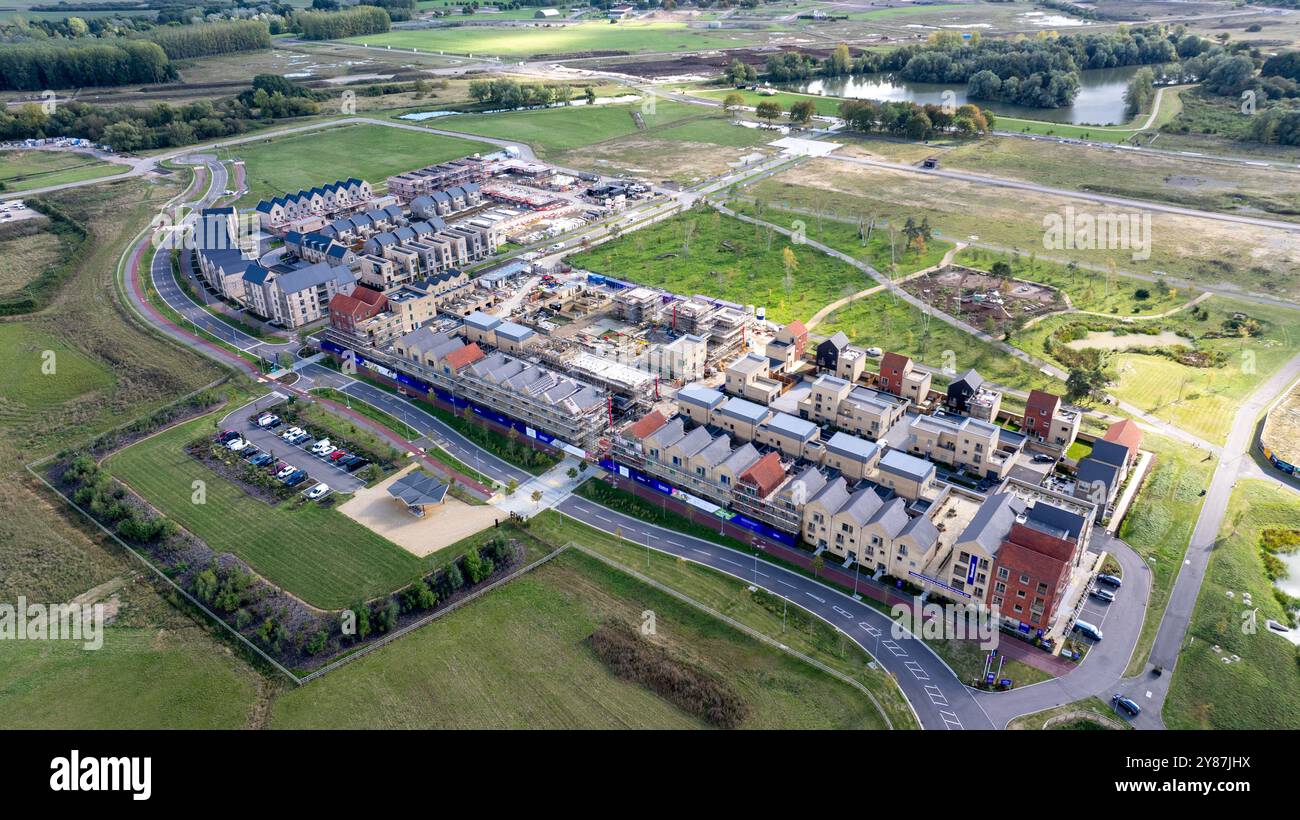 Picture dated October 3rd 2024 shows the first phase of houses being ...