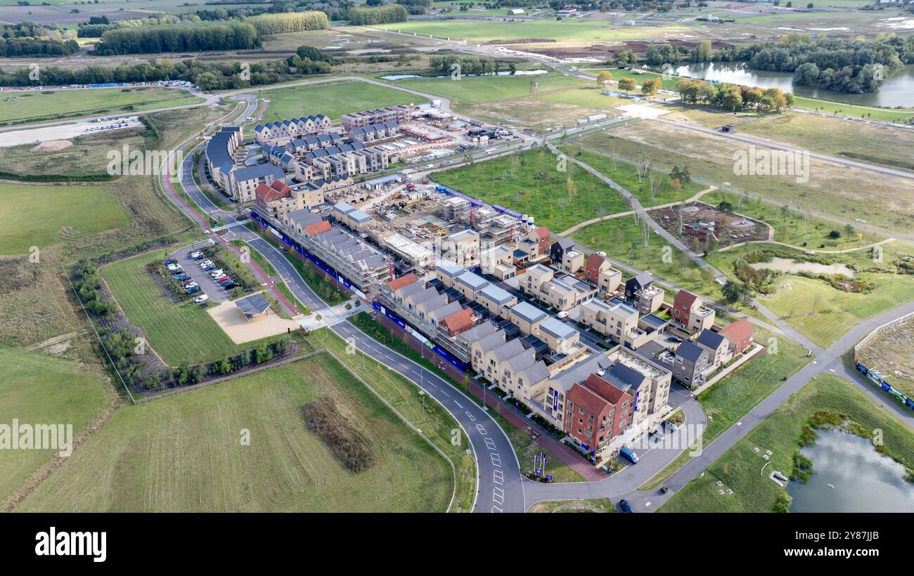 Picture dated October 3rd 2024 shows the first phase of houses being ...