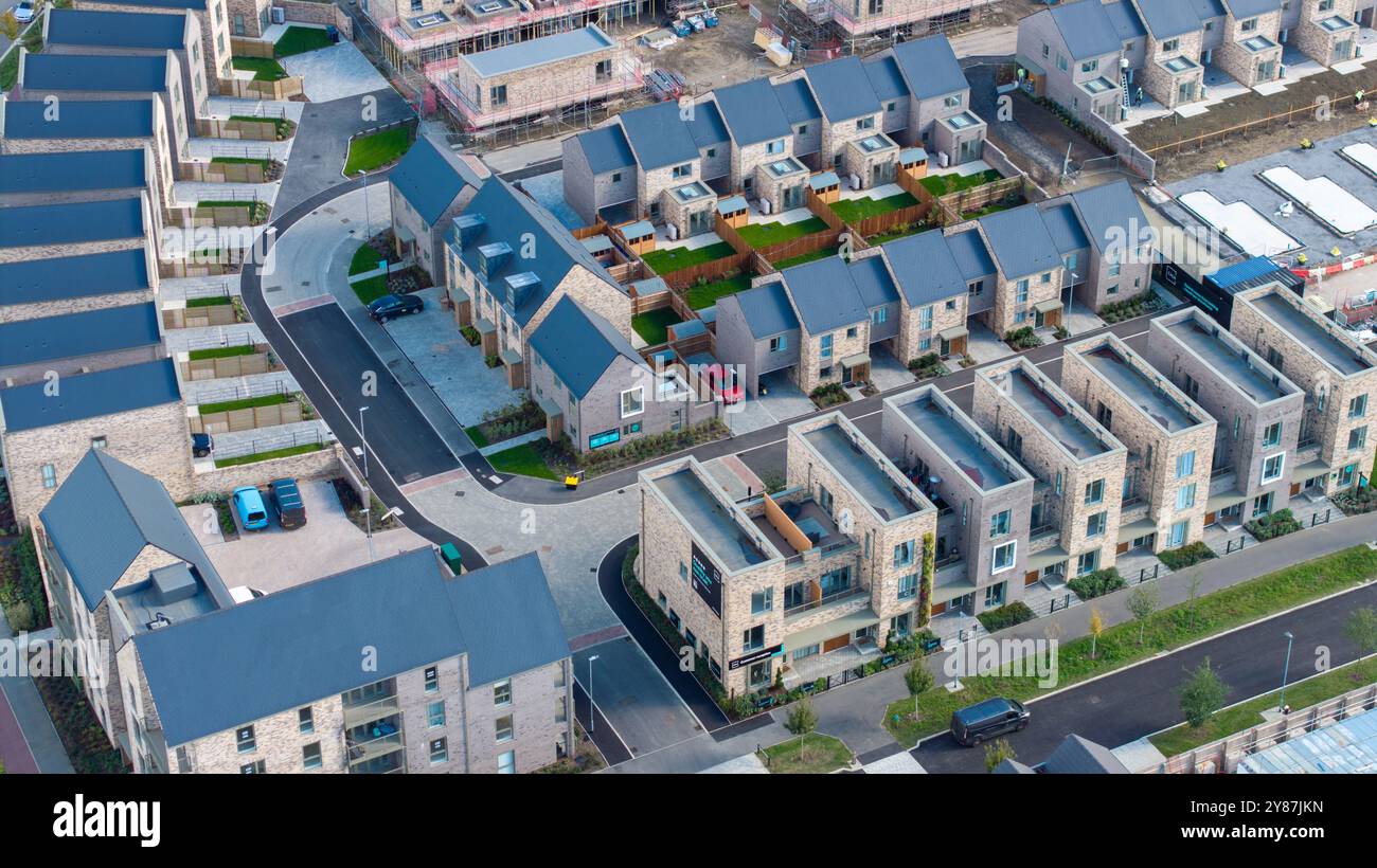 Picture dated October 3rd 2024 shows the first phase of houses being ...