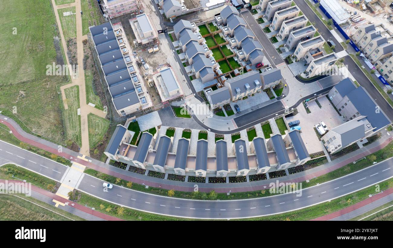 Picture dated October 3rd 2024 shows the first phase of houses being ...