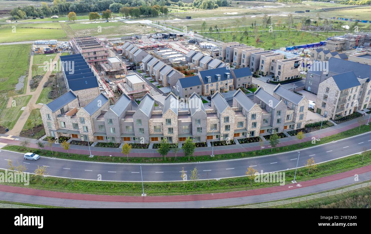 Picture dated October 3rd 2024 shows the first phase of houses being ...