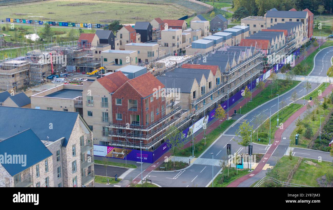 Picture dated October 3rd 2024 shows the first phase of houses being ...