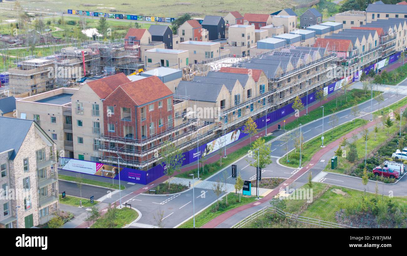 Picture dated October 3rd 2024 shows the first phase of houses being ...