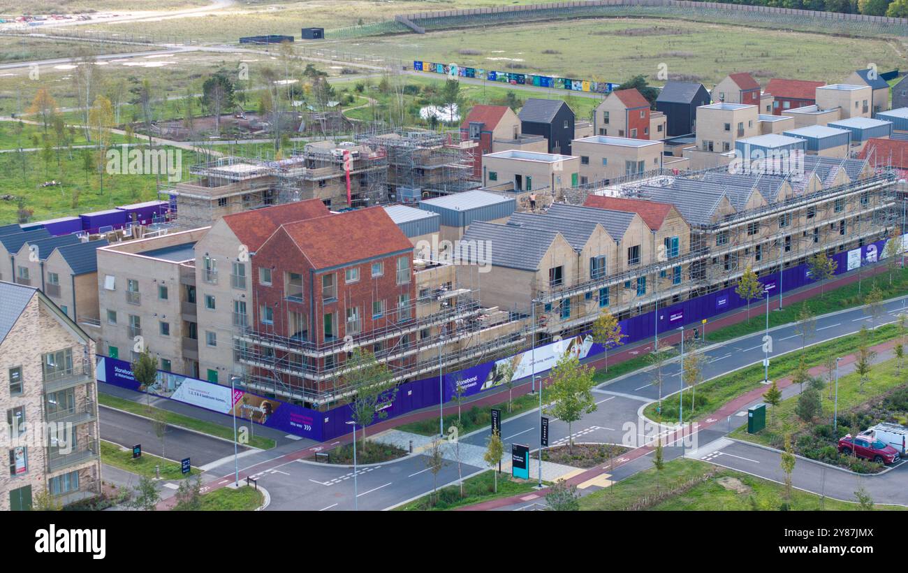 Picture dated October 3rd 2024 shows the first phase of houses being ...