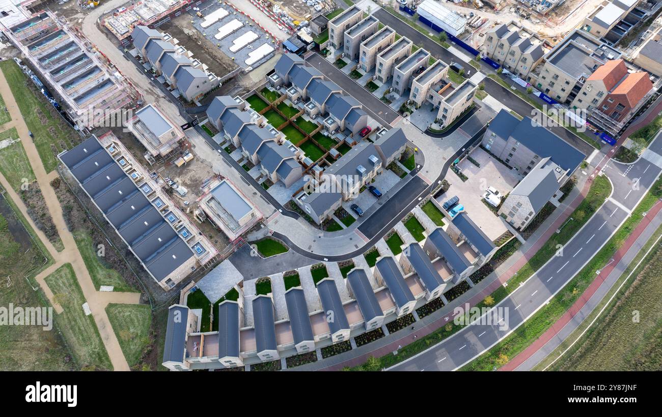 Picture dated October 3rd 2024 shows the first phase of houses being ...