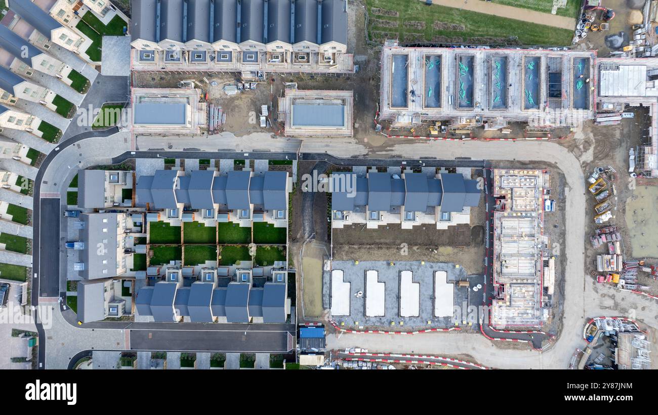 Picture dated October 3rd 2024 shows the first phase of houses being ...