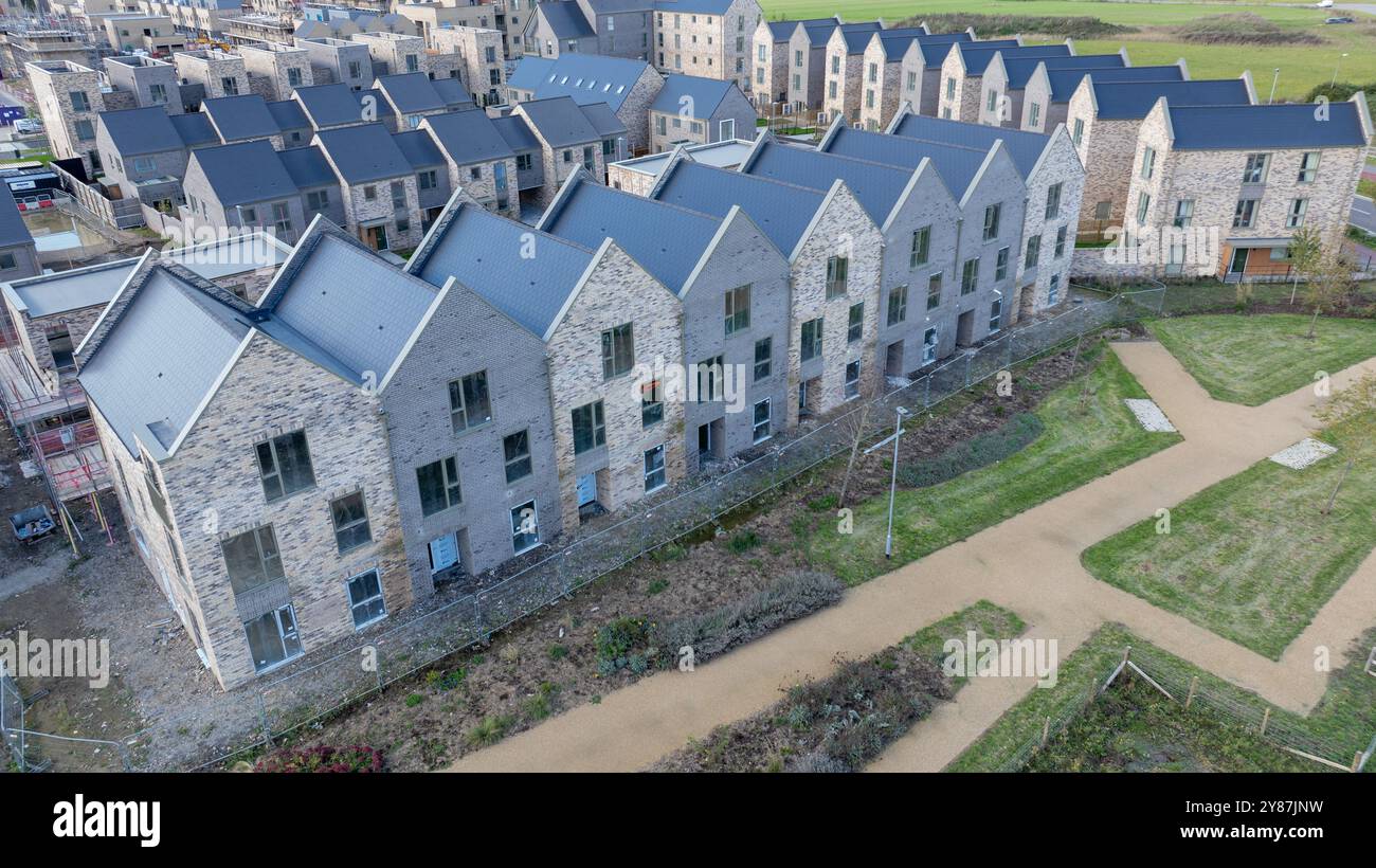 Picture dated October 3rd 2024 shows the first phase of houses being ...