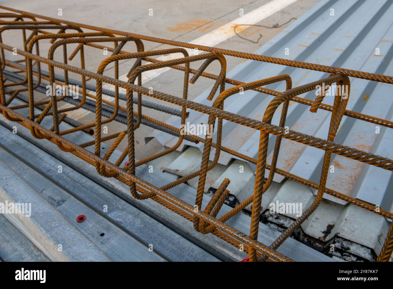 reinforced concrete reinforcement consists of steel bars with improved ...