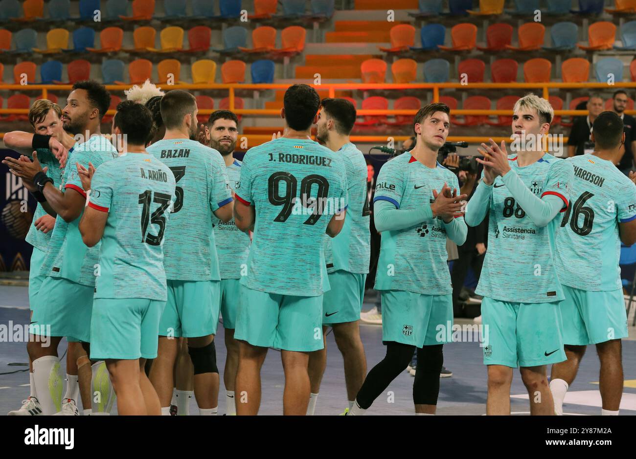 Neu Kairo, Egypt. 03rd Oct, 2024. Handball: IHF Super Globe, final ...