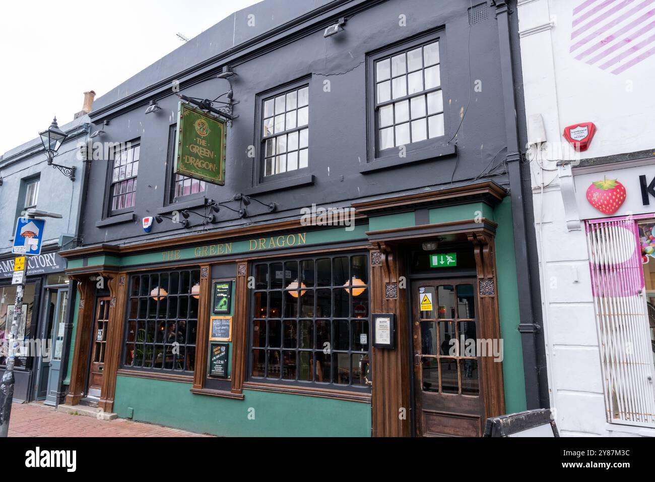 The Green Dragon pub, Brighton, UK Stock Photo - Alamy