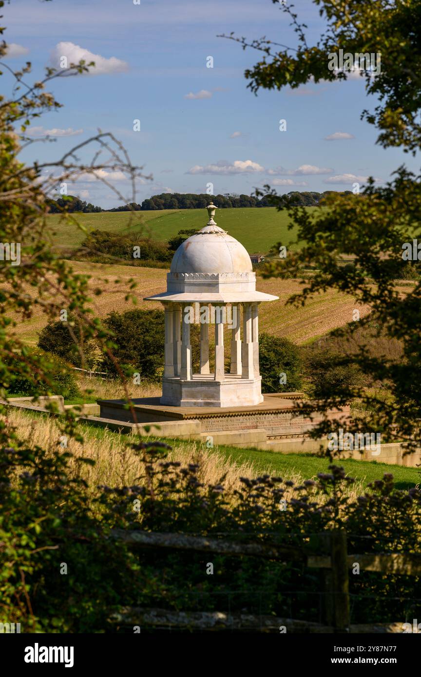 The Chattri War Memorial commemorating fallen soldiers from the Indian ...