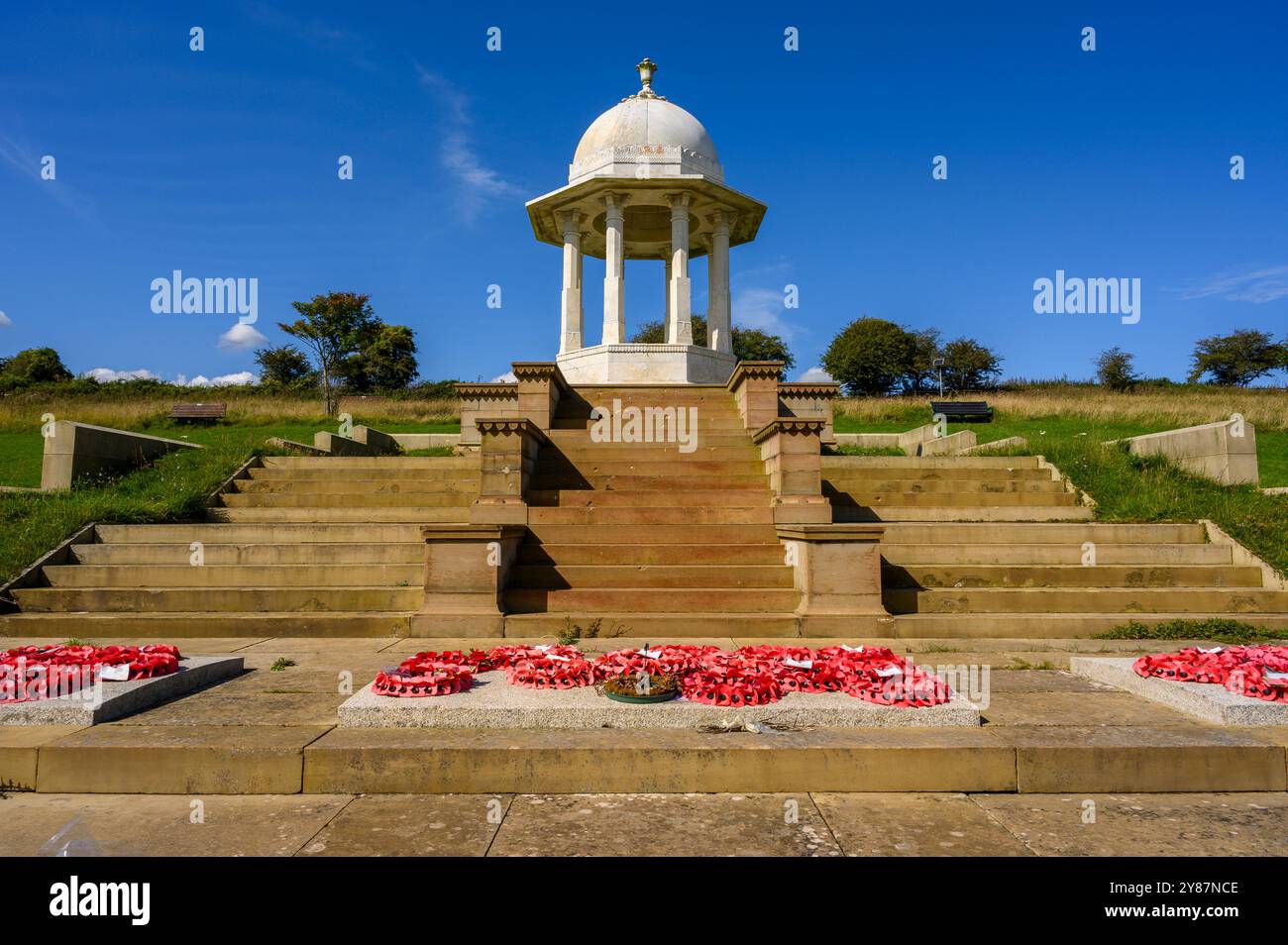 The Chattri War Memorial commemorating fallen soldiers from the Indian ...