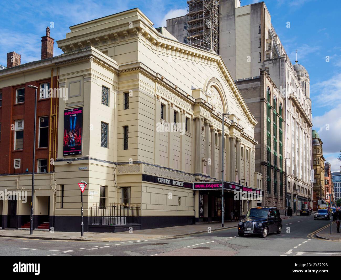 Manchester, UK, September 28, 2024: Opera House. Historic building ...