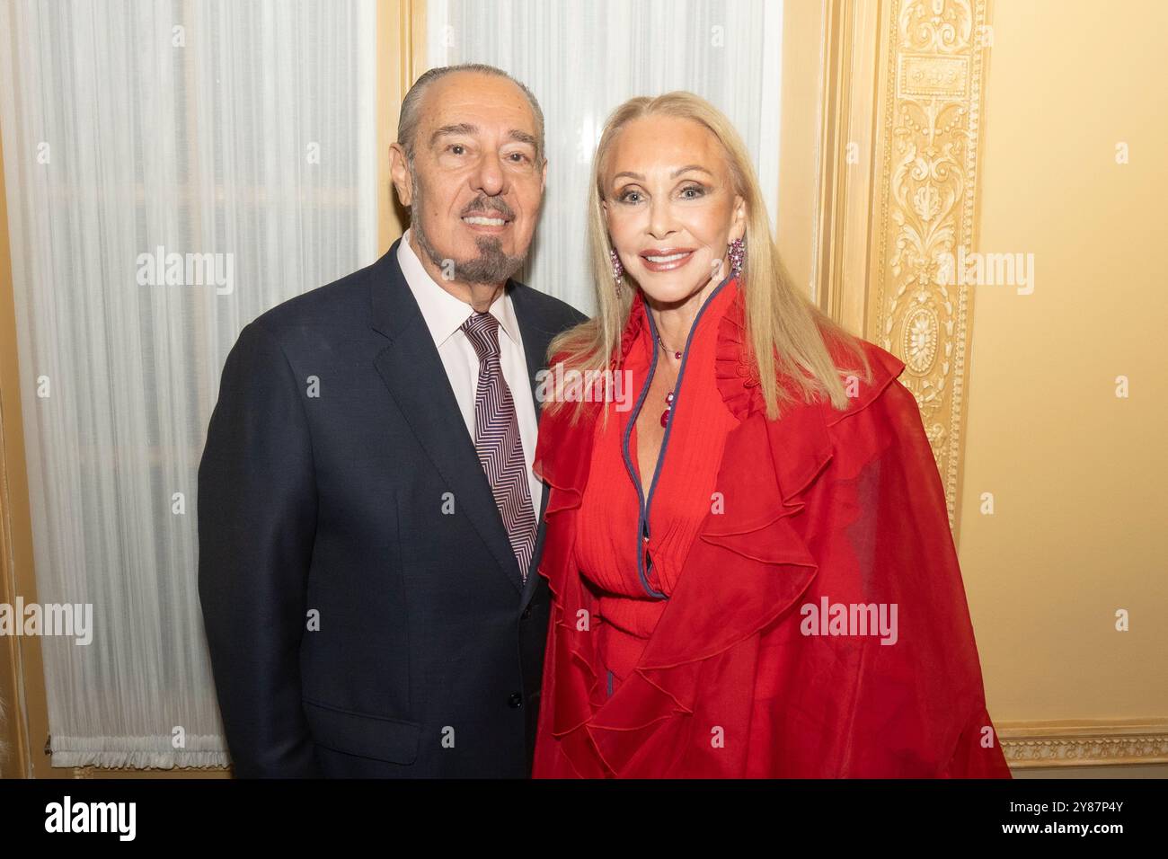 Marc Rosen and Barbara Winston attends the Lifeline Benefit Dinner with ...