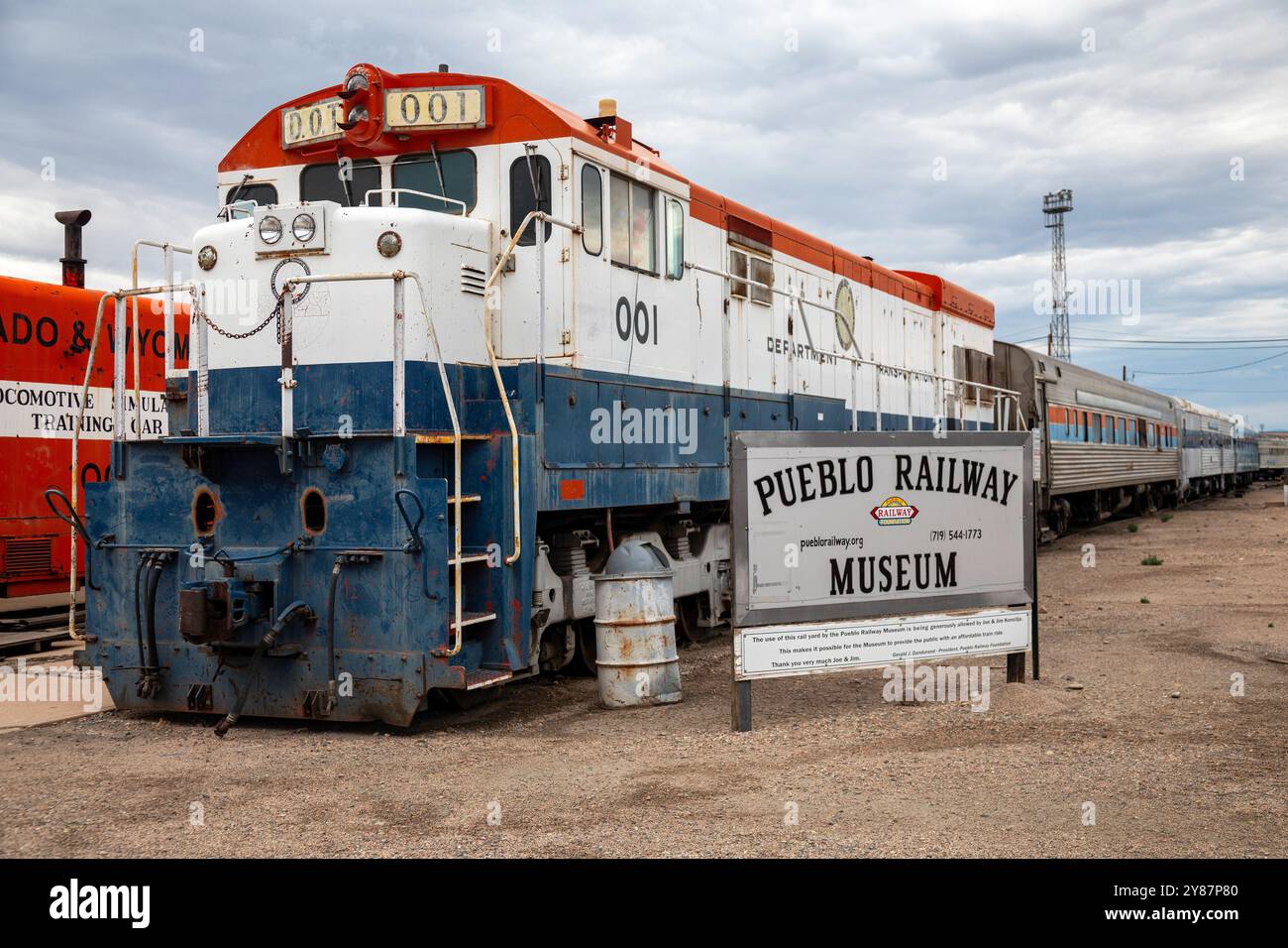 Pueblo, Colorado - The Pueblo Railway Museum. The museum consists of an ...