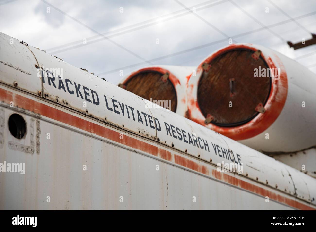Pueblo, Colorado - A Grumman tracked levitated research vehicle at the ...